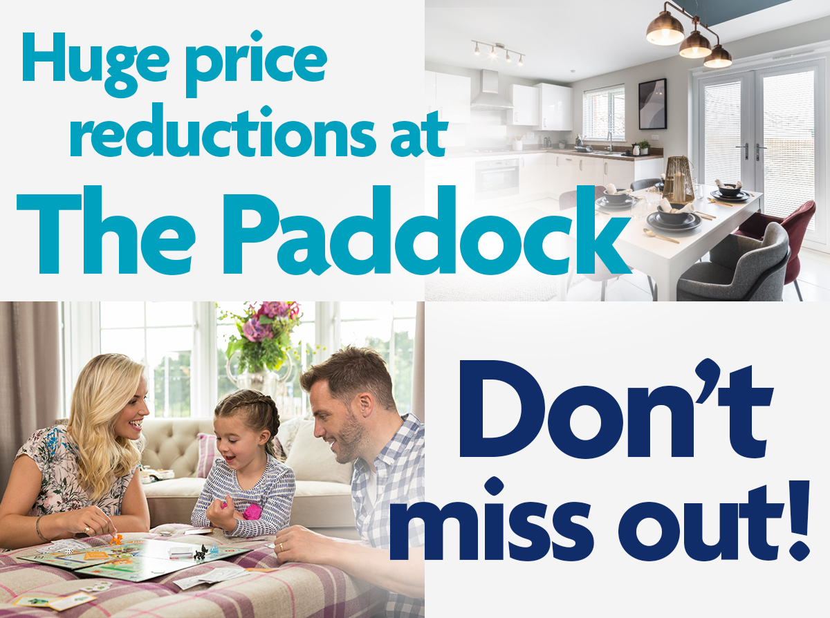 Huge price reductions at The Paddock